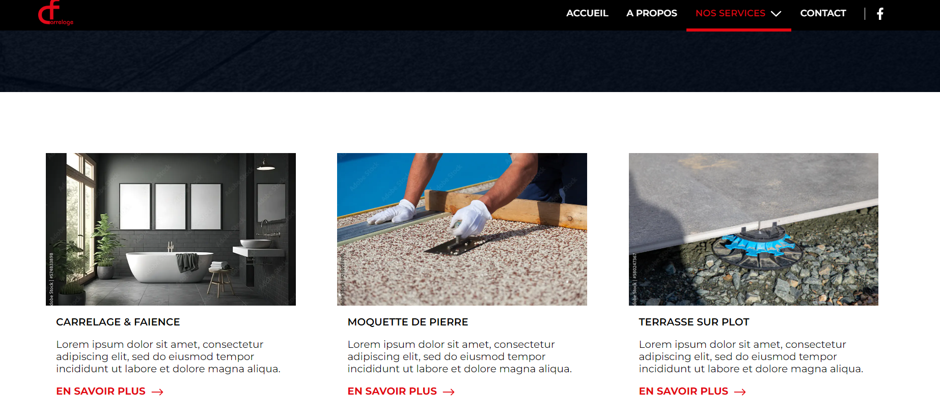 Nos services et prestations CF Carrelage - CF Carrelage
